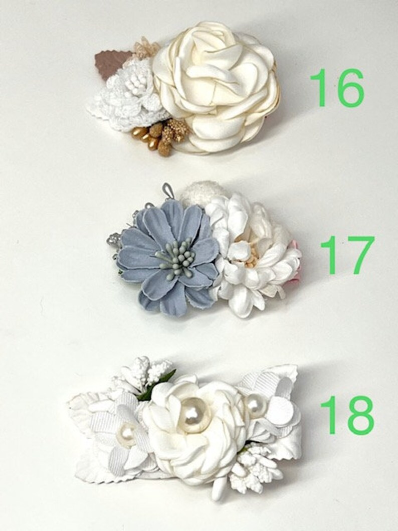Flower Hair Clip Toddler Flower Clip Girls and Women Hair - Etsy