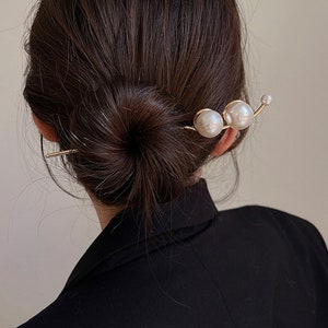 Large Bun Holder Stick , Gold Hair Pin ,braided Hair Pin ...