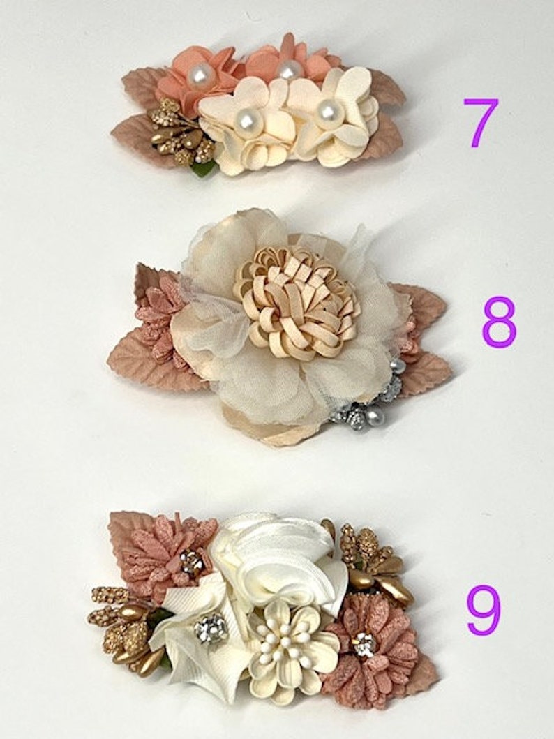 Flower Hair Clip Toddler Flower Clip Girls and Women Hair - Etsy
