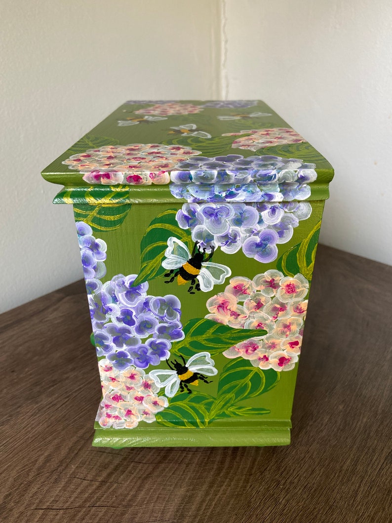 Floral Bee Jewelry Box - Etsy