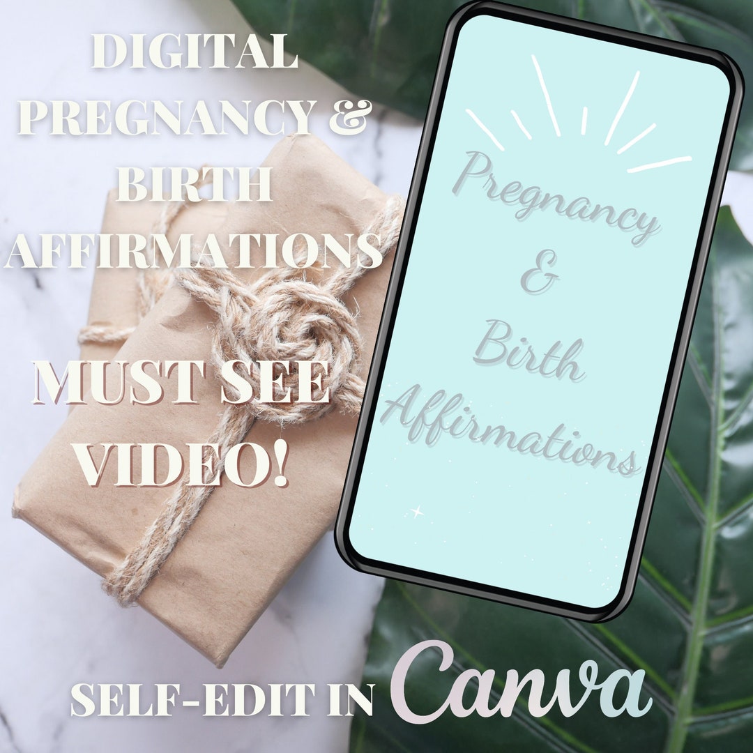 Pregnancy and Birth Affirmation Video - Baby Shower Gift, Gender Reveal ...