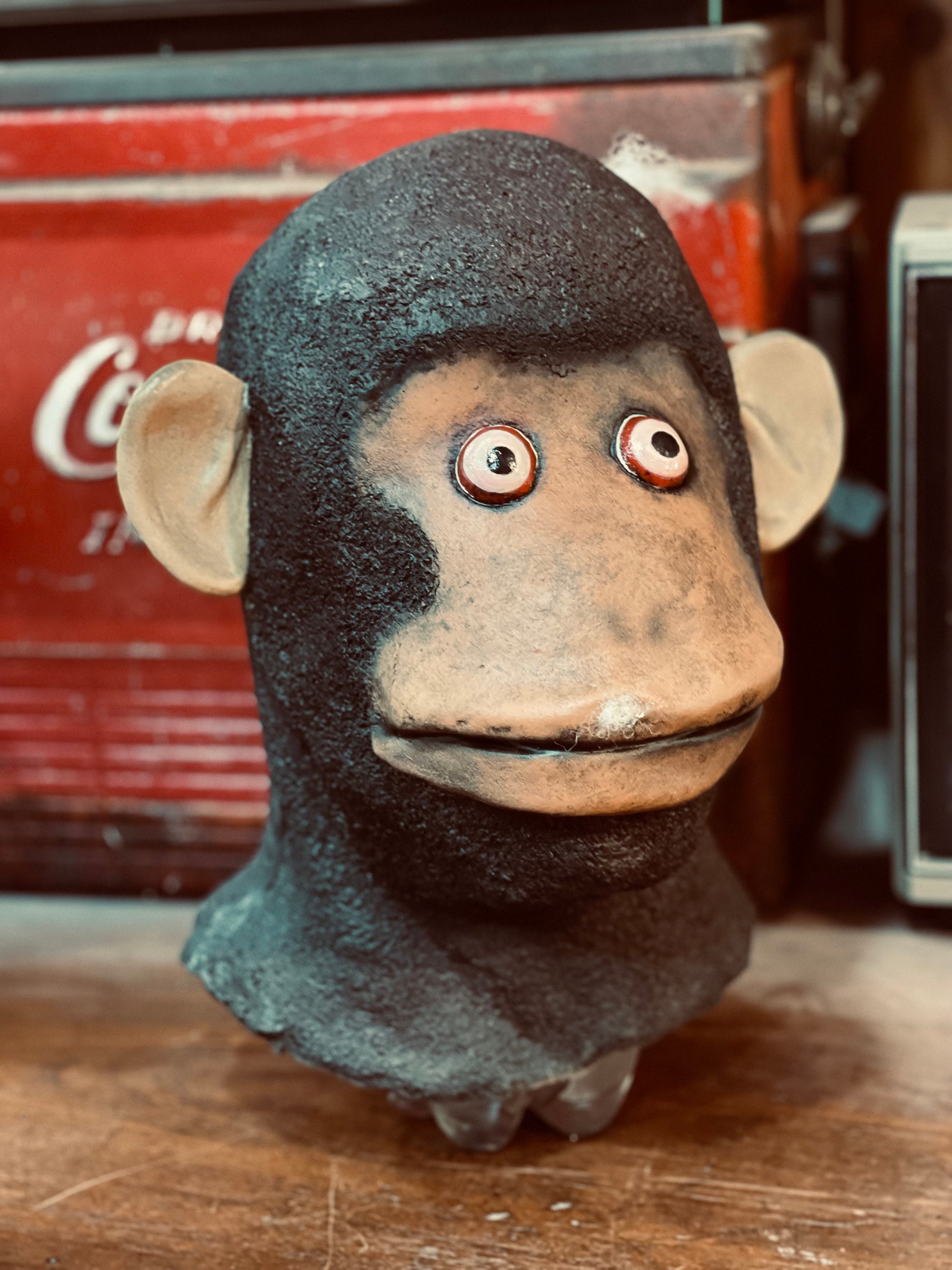 The Funky Monkey Mask Jolly Chimp Mask Monkey Mask Custom Halloween ...