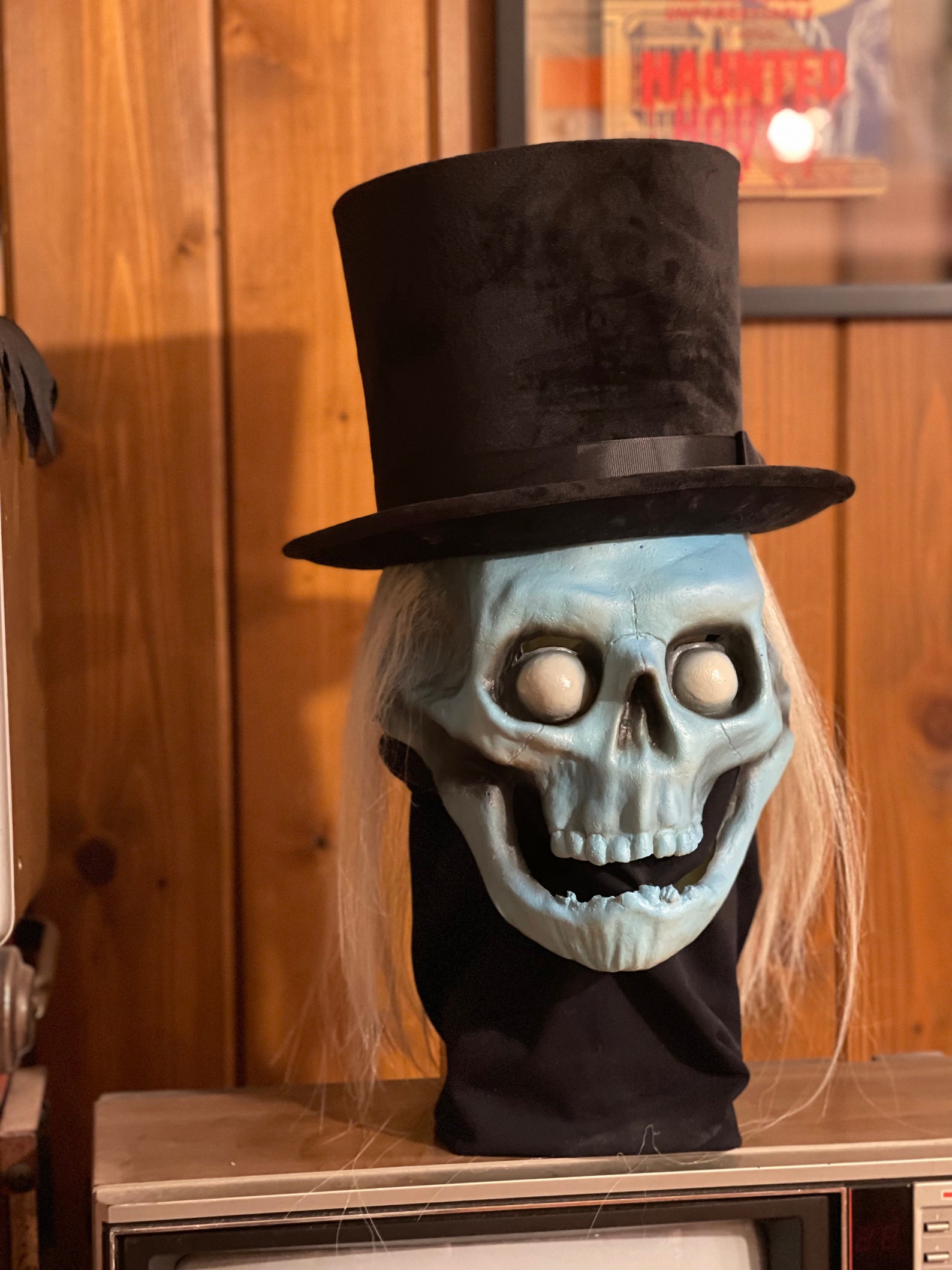 Bonehead - Haunted Manor - Top Hat Ghost Skull - Etsy
