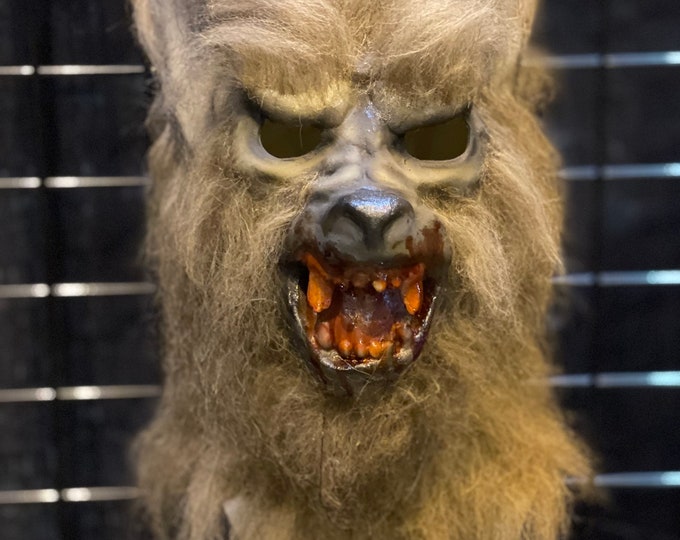 Werewolf Mask Custom Werewolf Mask-1980s Werewolf-halloween Mask - Etsy