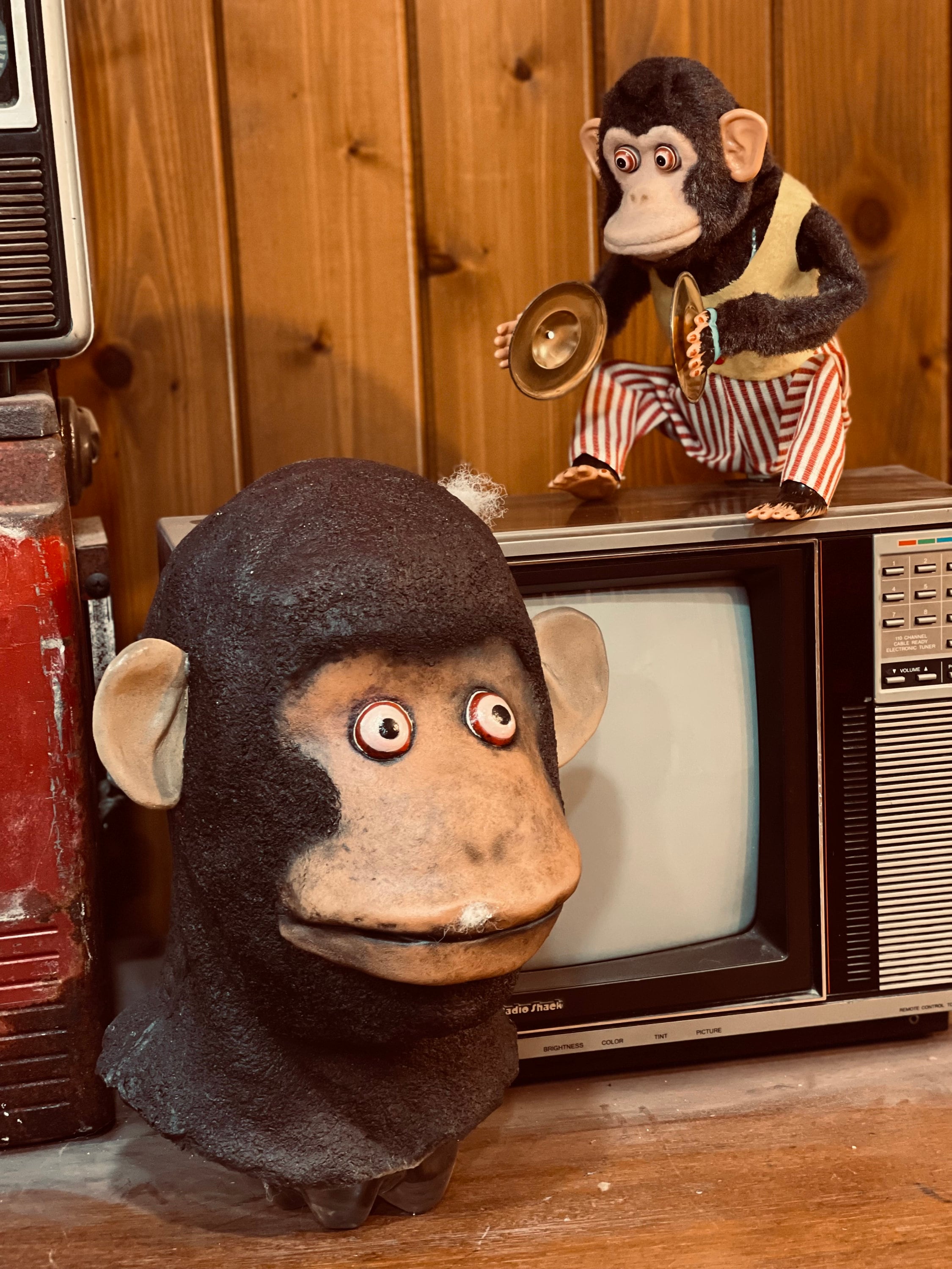 The Funky Monkey Mask Jolly Chimp Mask Monkey Mask Custom Halloween ...