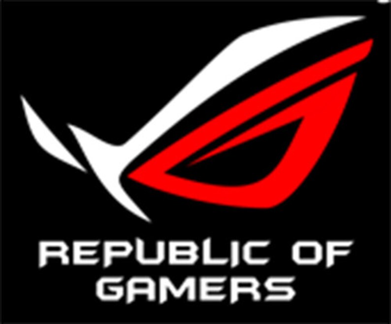 Asus Republic of Gamers ROG Computer Badge Iron on Embroidered Patch - Etsy