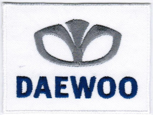 Daewoo Motor Company Automaker Car Racing Badge Iron on Embroidered ...