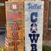 Wooden Porch Sign, Two-sided, Dallas Cowboys, Houston Astros, Houston ...
