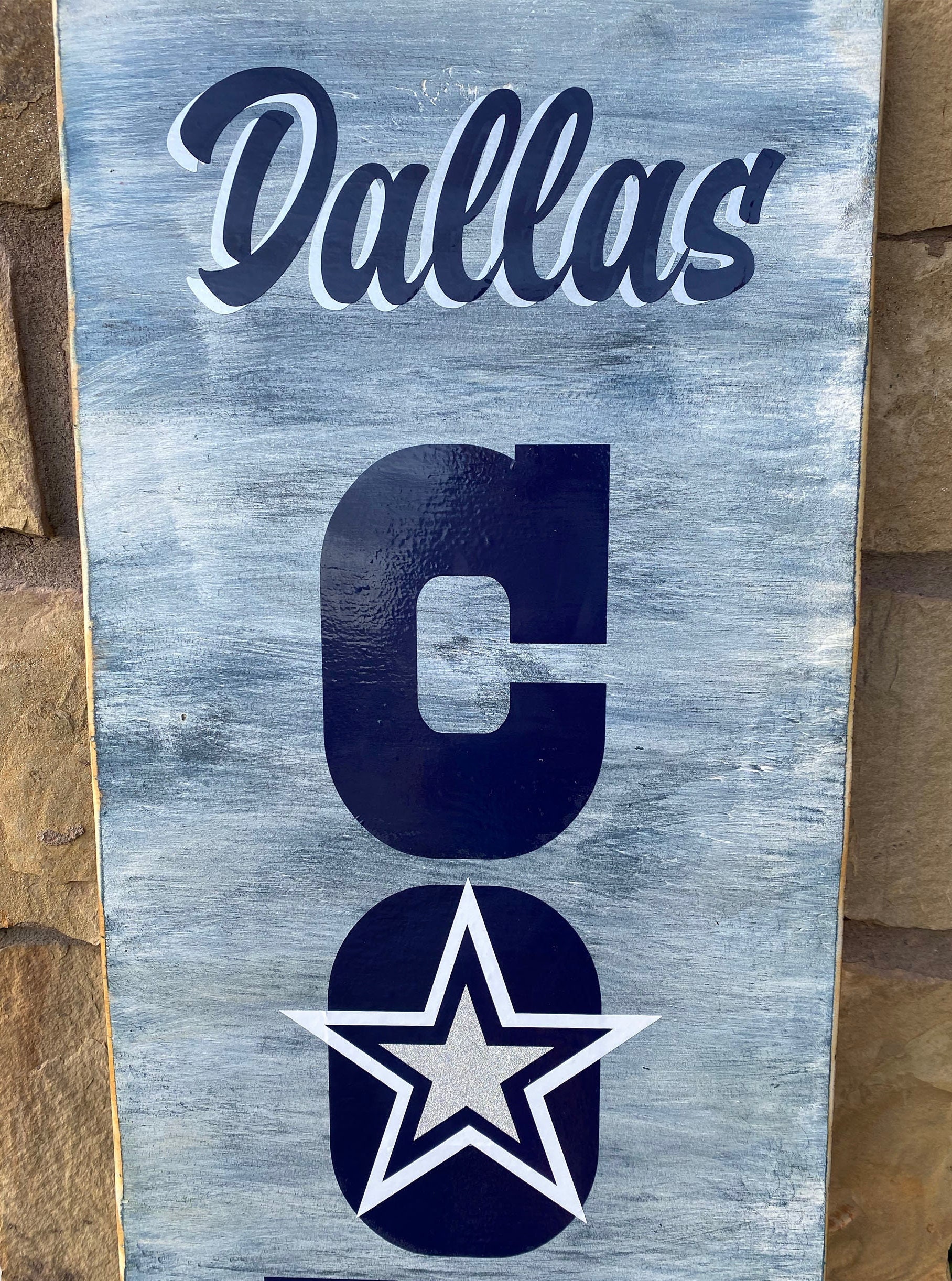 Two-sided Sports Team Porch Sign, Dallas Cowboys, Houston Astros - Etsy