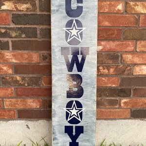 Two-sided Sports Team Porch Sign, Dallas Cowboys, Houston Astros - Etsy