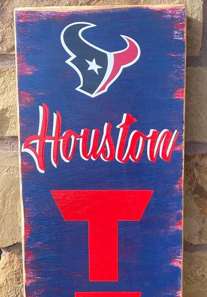 Two-sided Sports Team Porch Sign, Dallas Cowboys, Houston Astros - Etsy