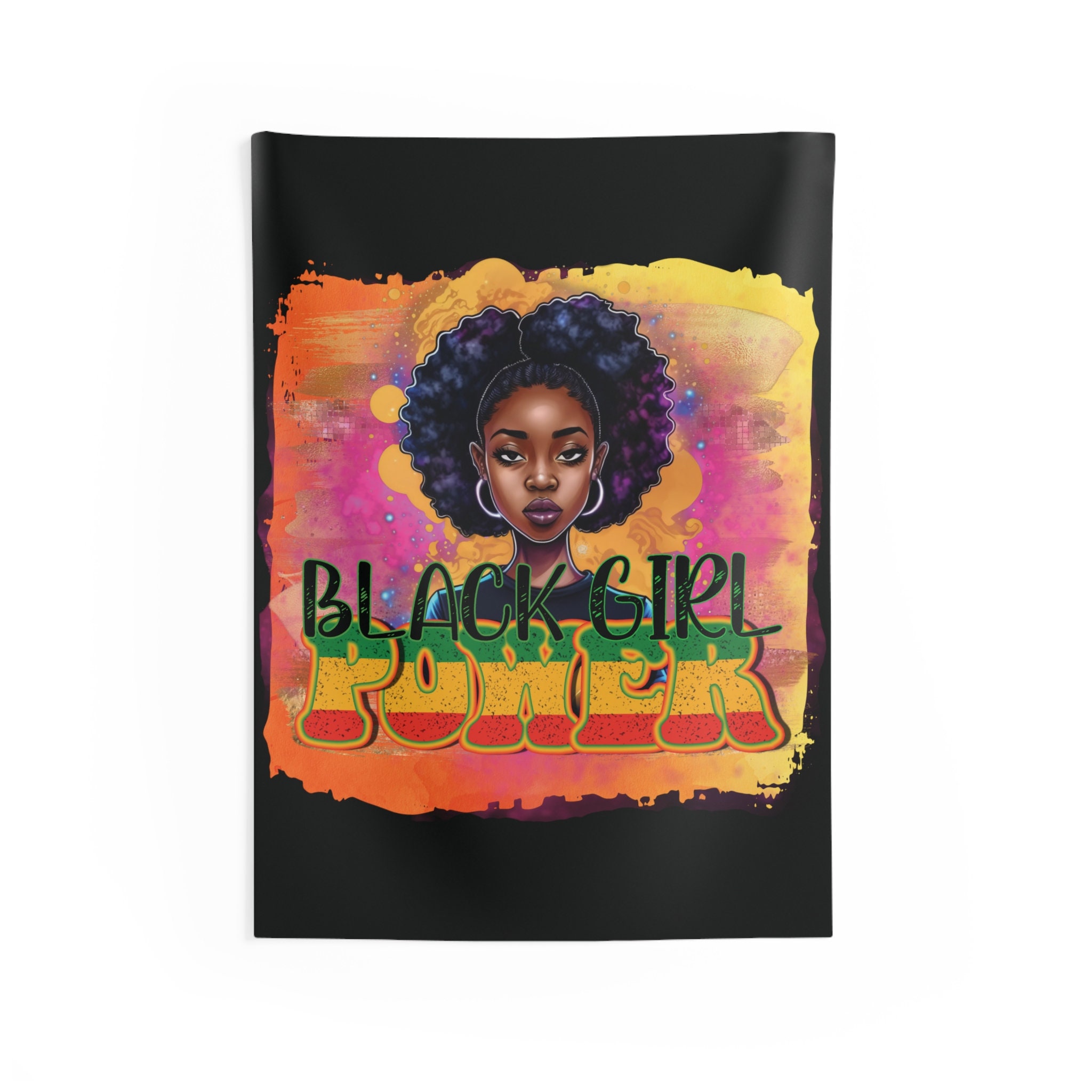 Black Girl Power Series Queen 1 Wall Tapestry - Etsy