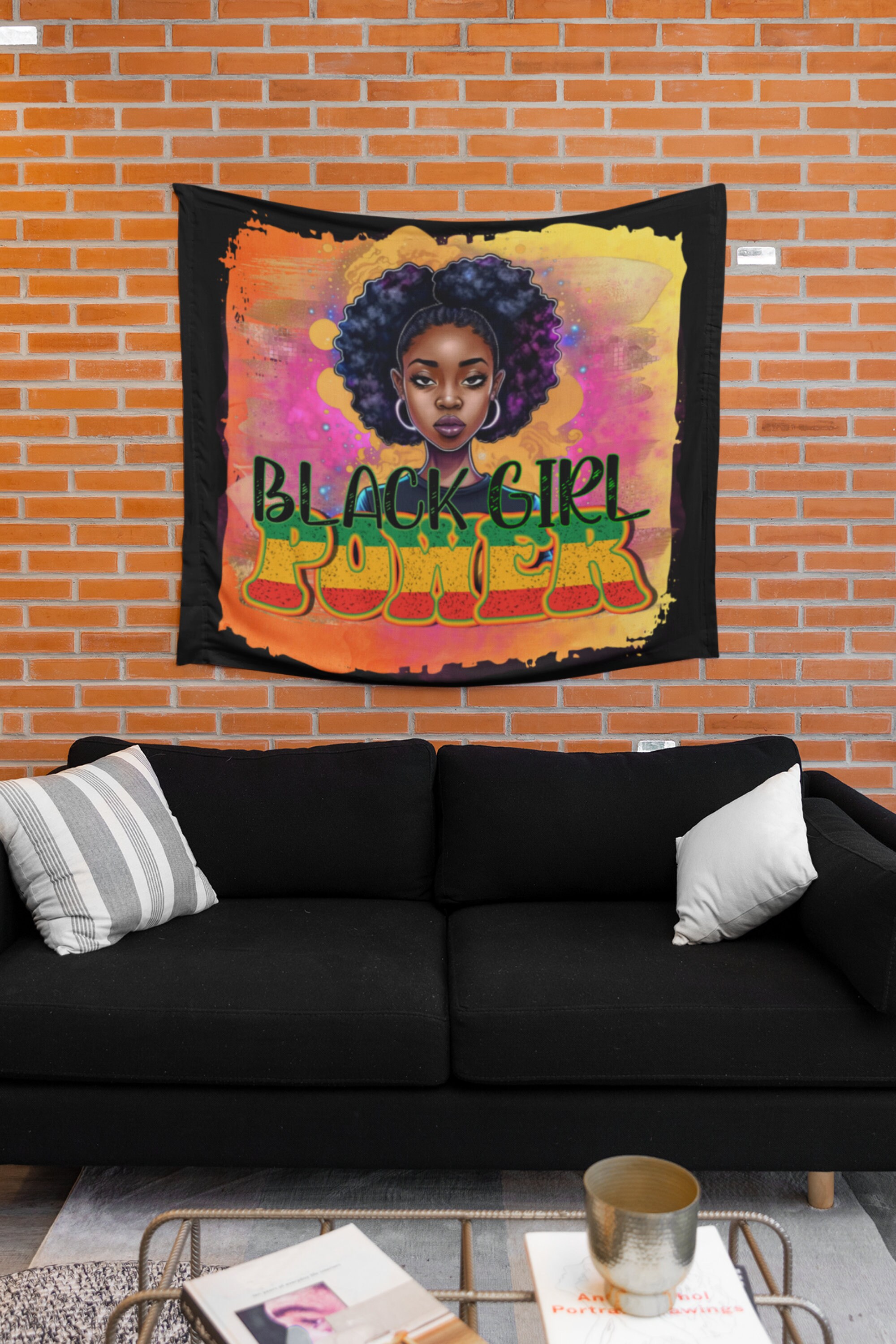 Black Girl Power Series Queen 1 Wall Tapestry - Etsy