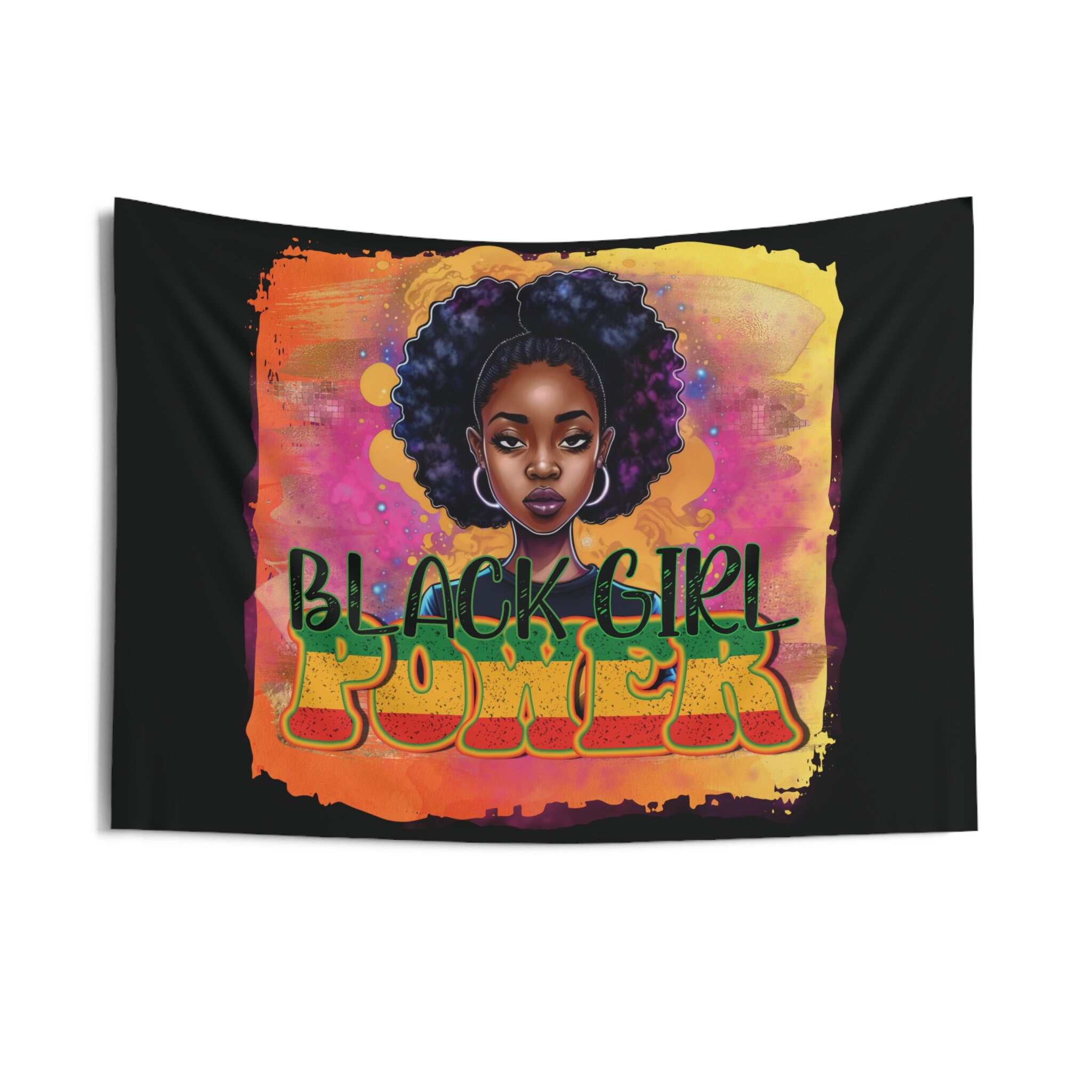 Black Girl Power Series Queen 1 Wall Tapestry - Etsy