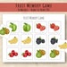 Fruit Printable Memory Game | Pre-school Printable | Homeschool ...