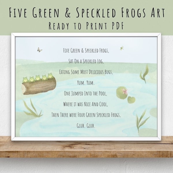 Speckled Frogs - Etsy
