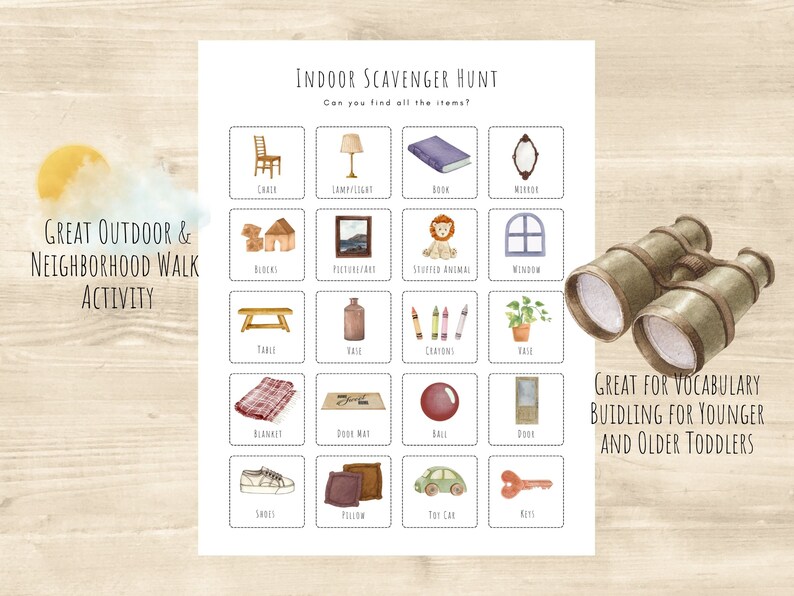Scavenger Hunt Bundle Printable | at Home Printable | Homeschool ...