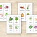 Vegetable Flash Cards Printable | Pre-school Printables | Homeschool ...