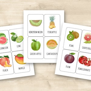 Fruit Printable Flash Cards | Pre-school Printables | Homeschool ...