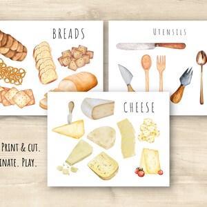Charcuterie Board Printable | Kids Charcuterie Printable | Play Kitchen ...