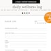 Daily Wellness Log, Daily Food and Exercise Journal, Daily Health ...