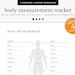 Body Measurement Tracker, Printable Measurement Log, Weight Tracker ...