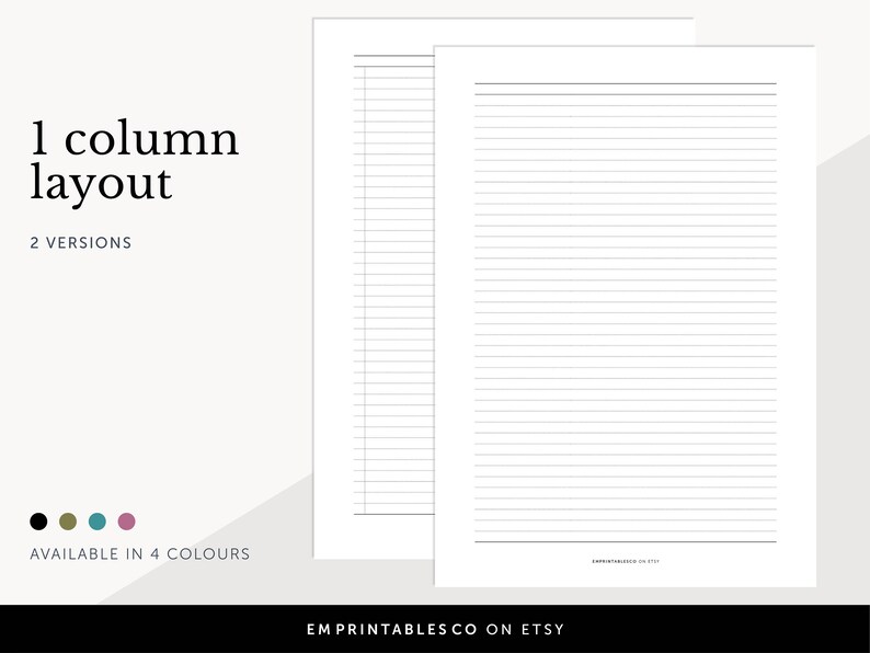 Notes Template, Notes Pages, Lined Pages, School Notes, Meeting Notes ...