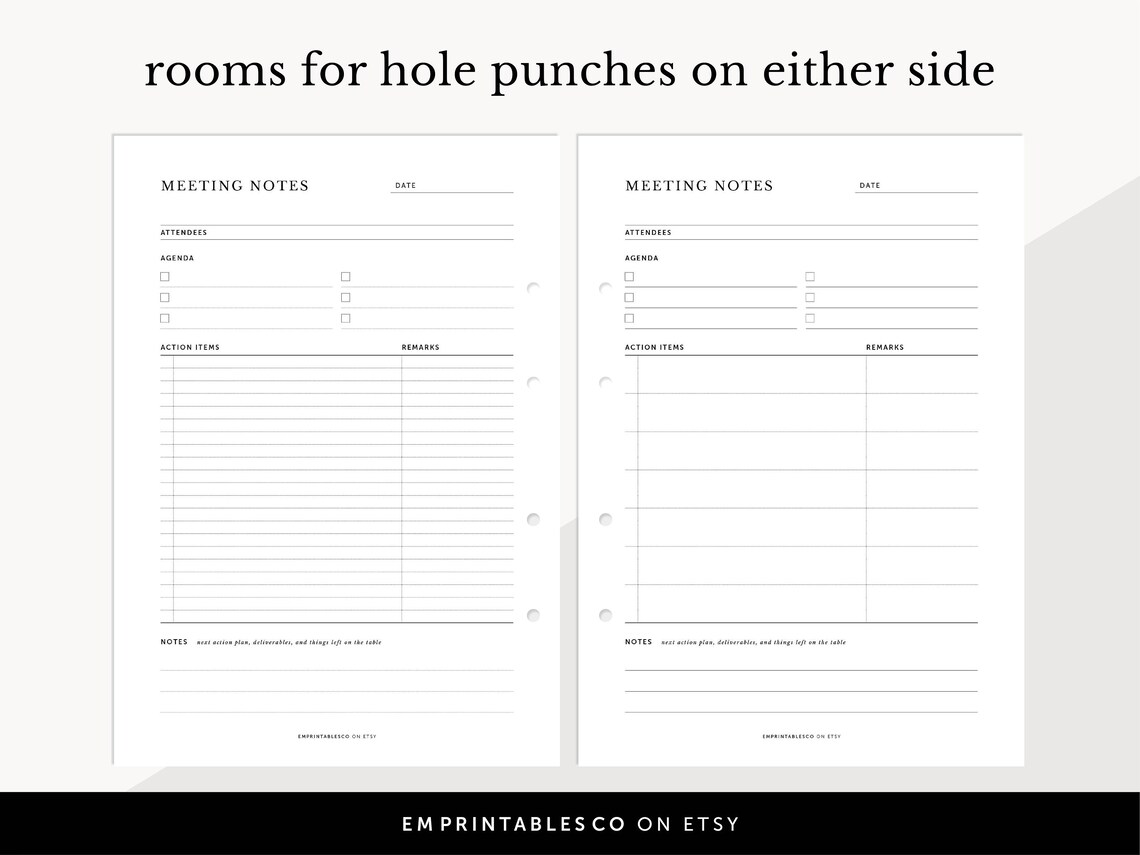 Meeting Agenda Template, Action Plan, Meeting Notes, Meeting Discussion ...