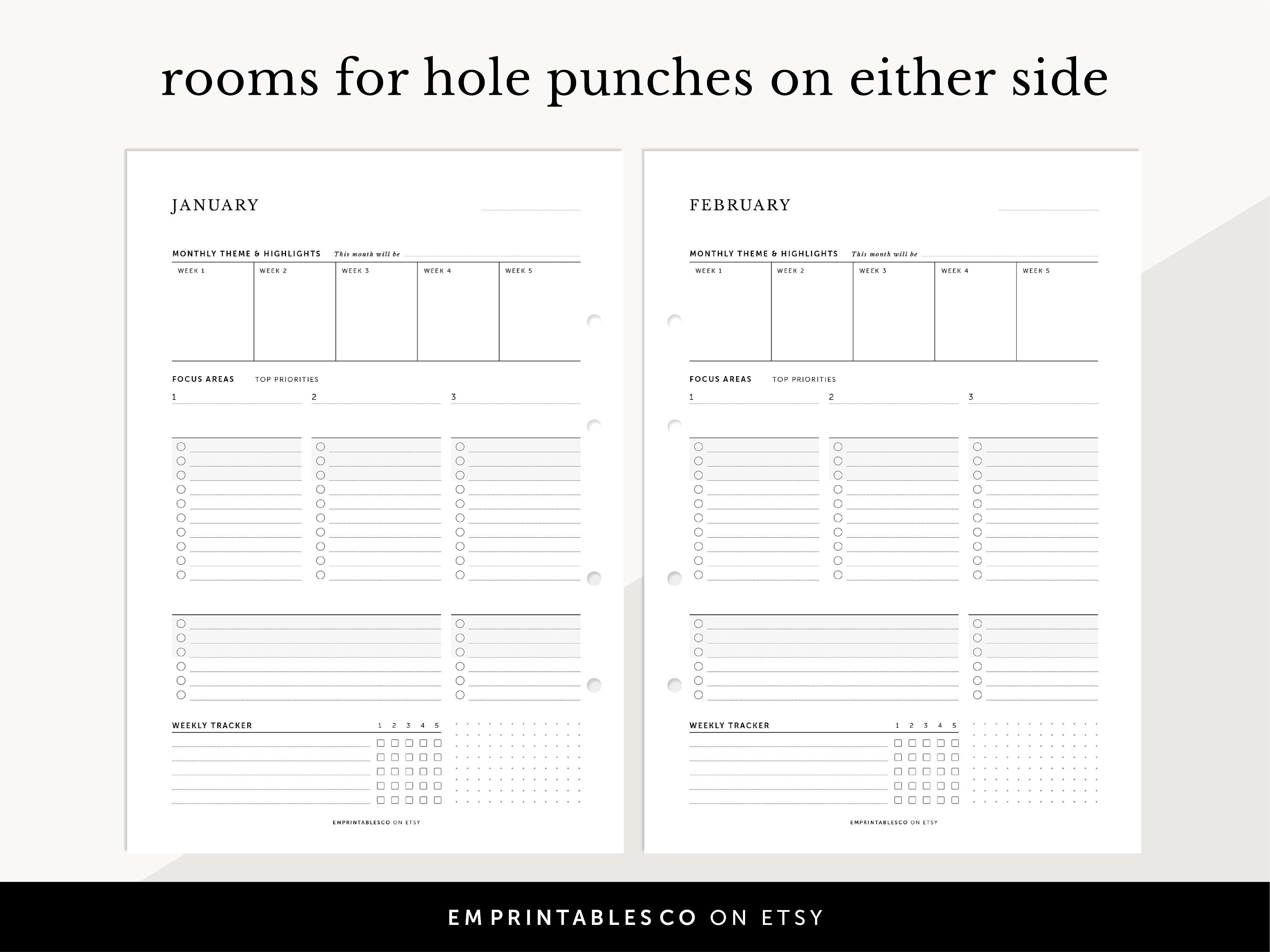 Monthly Dashboard Portrait, Monthly Highlights, Monthly Overview ...