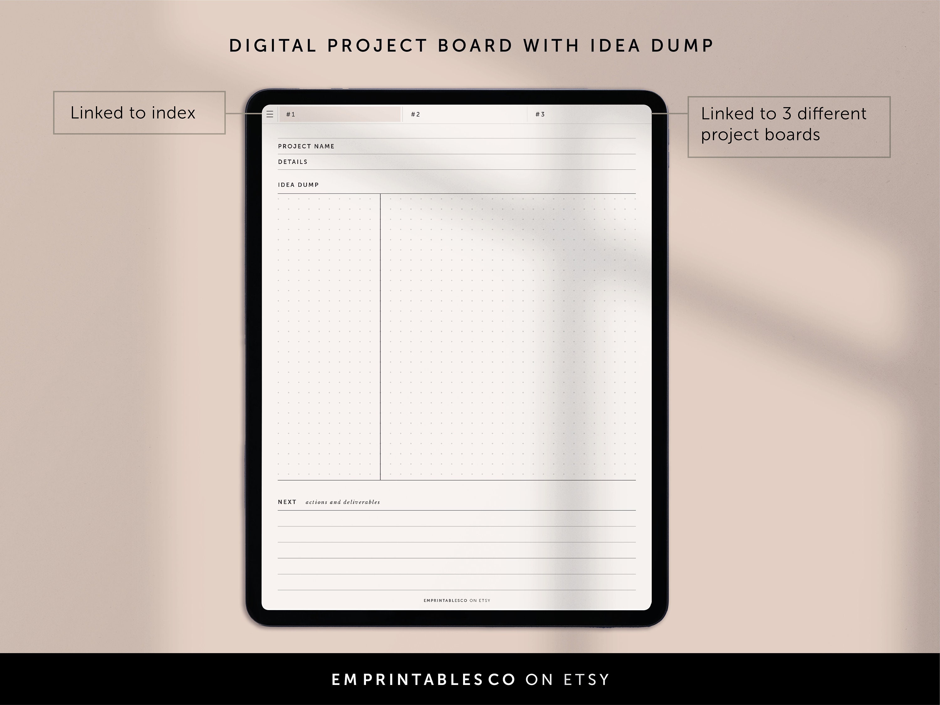 Digital Project Board, Digital Brain Dump, Digital Brainstorming ...
