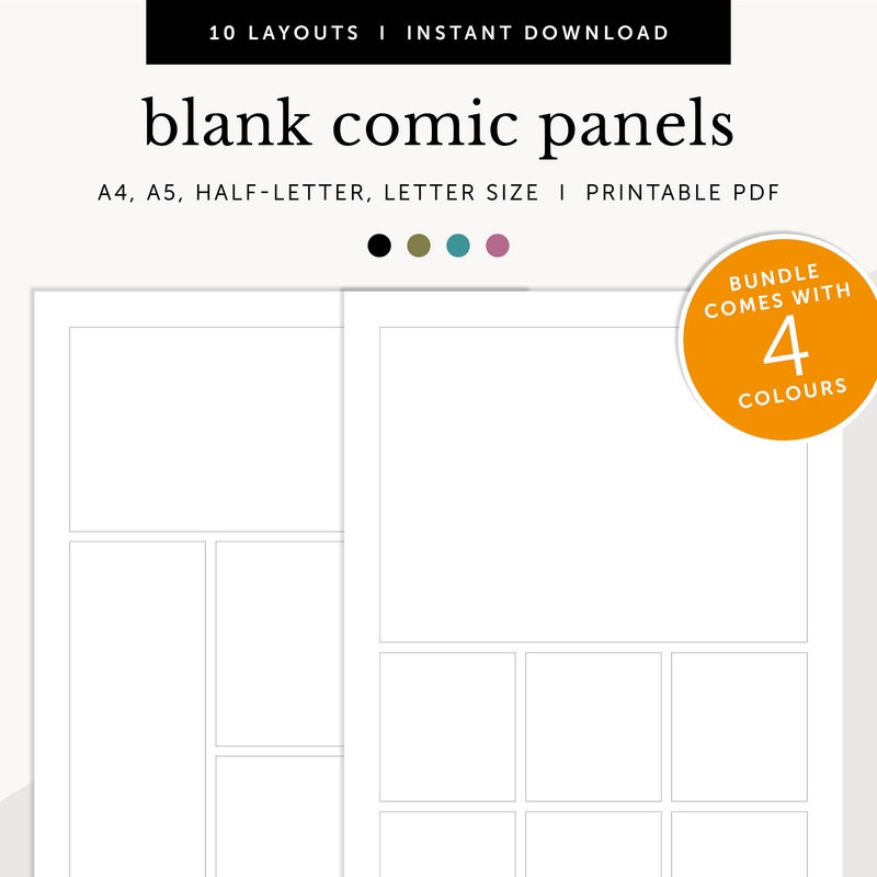Comic Panels - Etsy