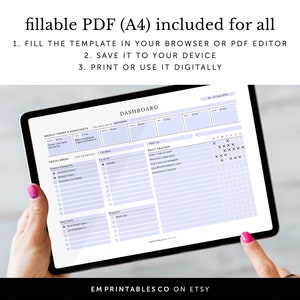 Dashboard Bundle, Project Overview, Productivity Planner, Task Manager ...