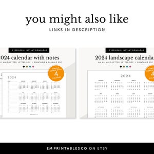 2024 Calendar With Bible Verses, 2024 Christian Planner, 2024 Yearly ...