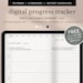Digital Weekly Accomplishment Tracker, Daily Progress Log, Milestone ...