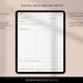 Digital Daily Meeting Notes Template With Weekly Goal & Monthly ...
