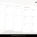 2-page Yearly Planner, Yearly Overview, Yearly Goal, Yearly Monthly ...