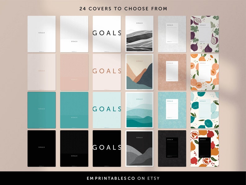 Digital Goal Setting Planner, Goals Template, Goals Tracker, Goodnotes ...