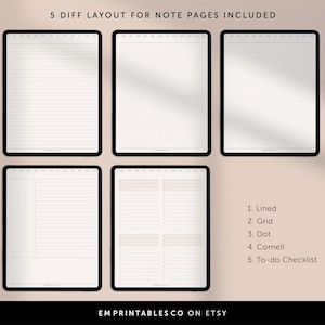 Digital Daily to Do List, Daily Planner, Daily Checklist With Dot Grid ...