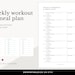 Weekly Workout and Meal Planner, Weekly Health Planner, Fitness and ...