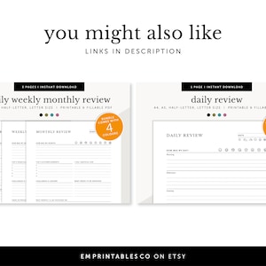 Daily Mood Journal, Mood Tracker, Mental Health Planner, ADHD Daily ...