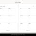 2-page Yearly Planner, Yearly Overview, Yearly Goal, Yearly Monthly ...