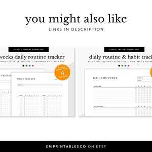 365 Day Tracker, Daily Progress Tracker, Goal Tracking Journal, Habit ...