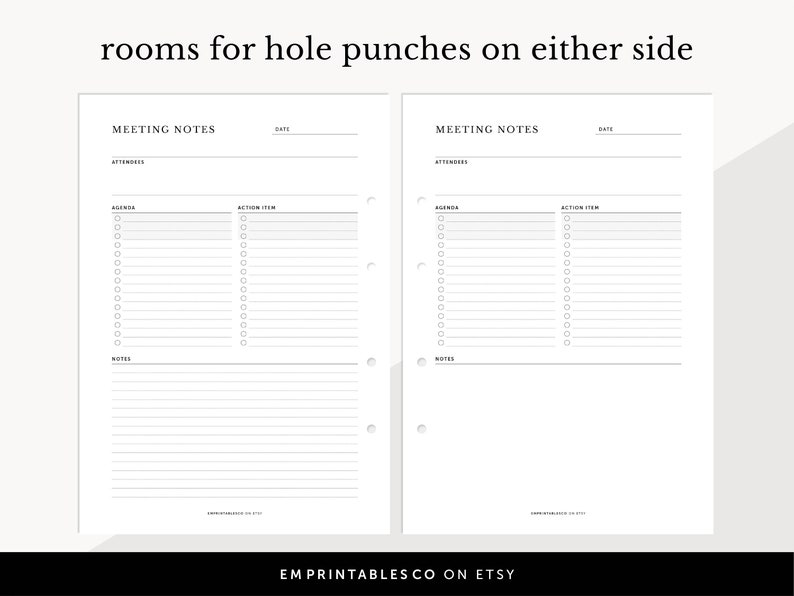 Meeting Agenda Template, Action Plan, Meeting Notes Template, Meeting ...