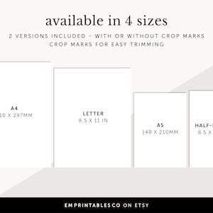 Body Measurement Tracker, Printable Measurement Log, Weight Tracker ...