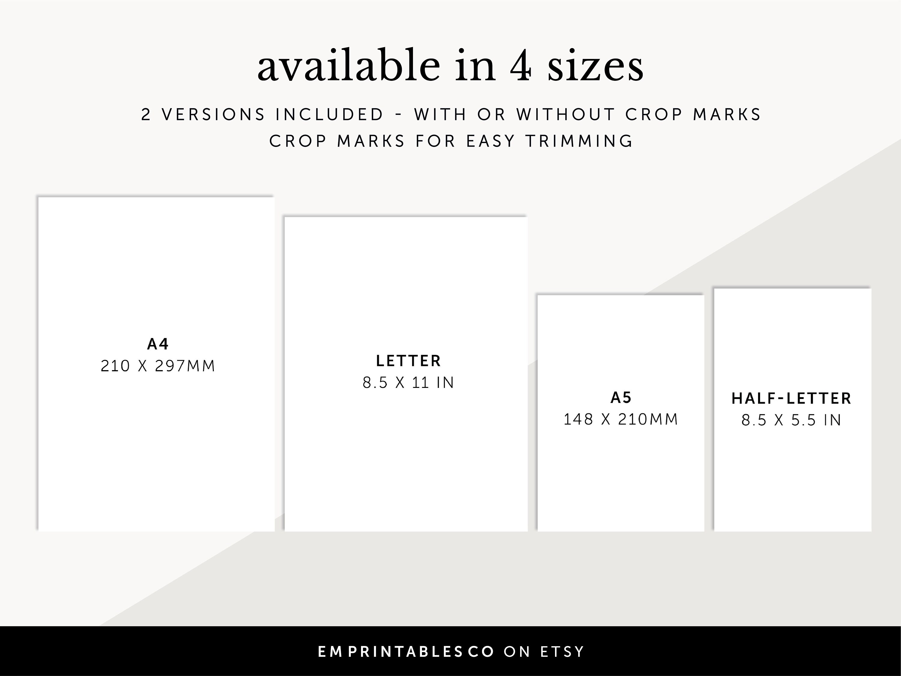 Body Measurement Tracker, Printable Measurement Log, Weight Tracker ...