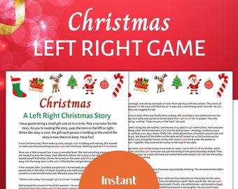 Christmas Left Right Game for Kids Printable (Download Now) - Etsy
