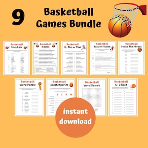 2024 March Madness NCAA Games Bundle Printable March Madness NCAA ...