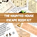Escape Room for Kids | Printable Escape Room Kit | the Haunted House ...
