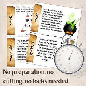 Escape Room for Kids | Printable Escape Room Kit | the Haunted House ...