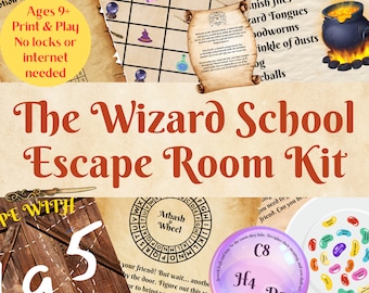 Escape Room for Kids Printable Escape Room Pirate Treasure Hunt Escape ...